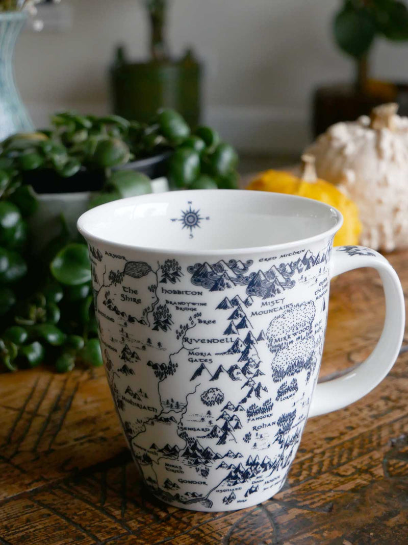 Realm of Middle-earth Indigo Mug - Lord of the Rings Map Mug