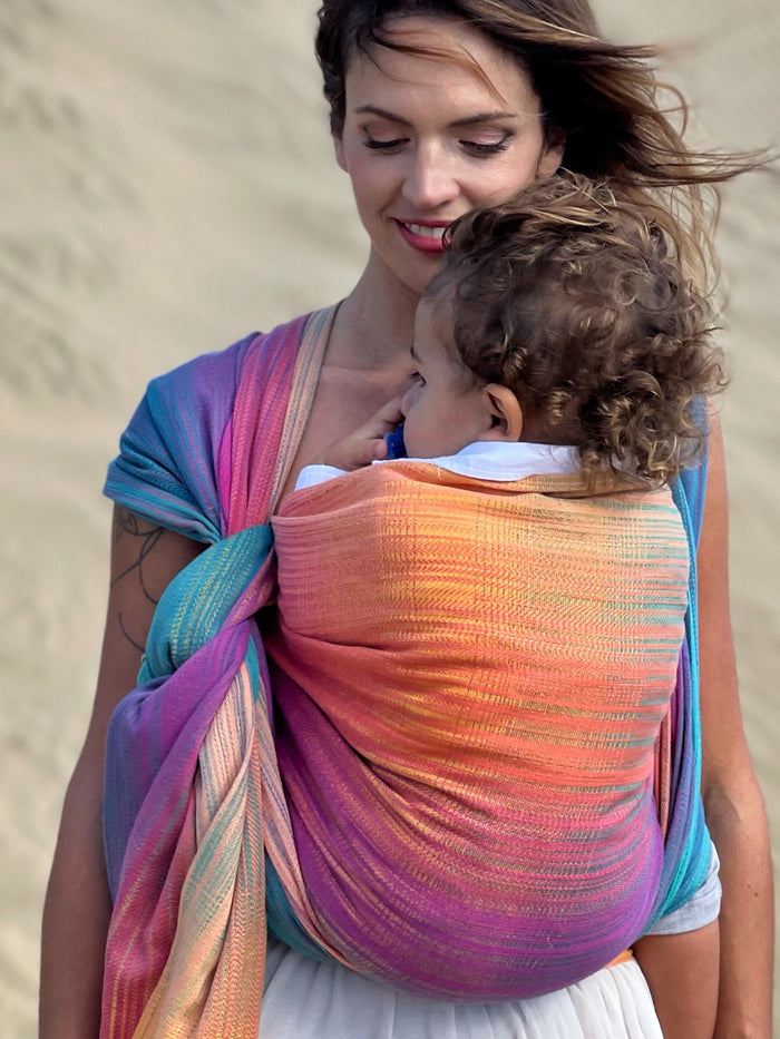 Matrix Aura Baby Wrap | Colorful Hemp Blend Sling