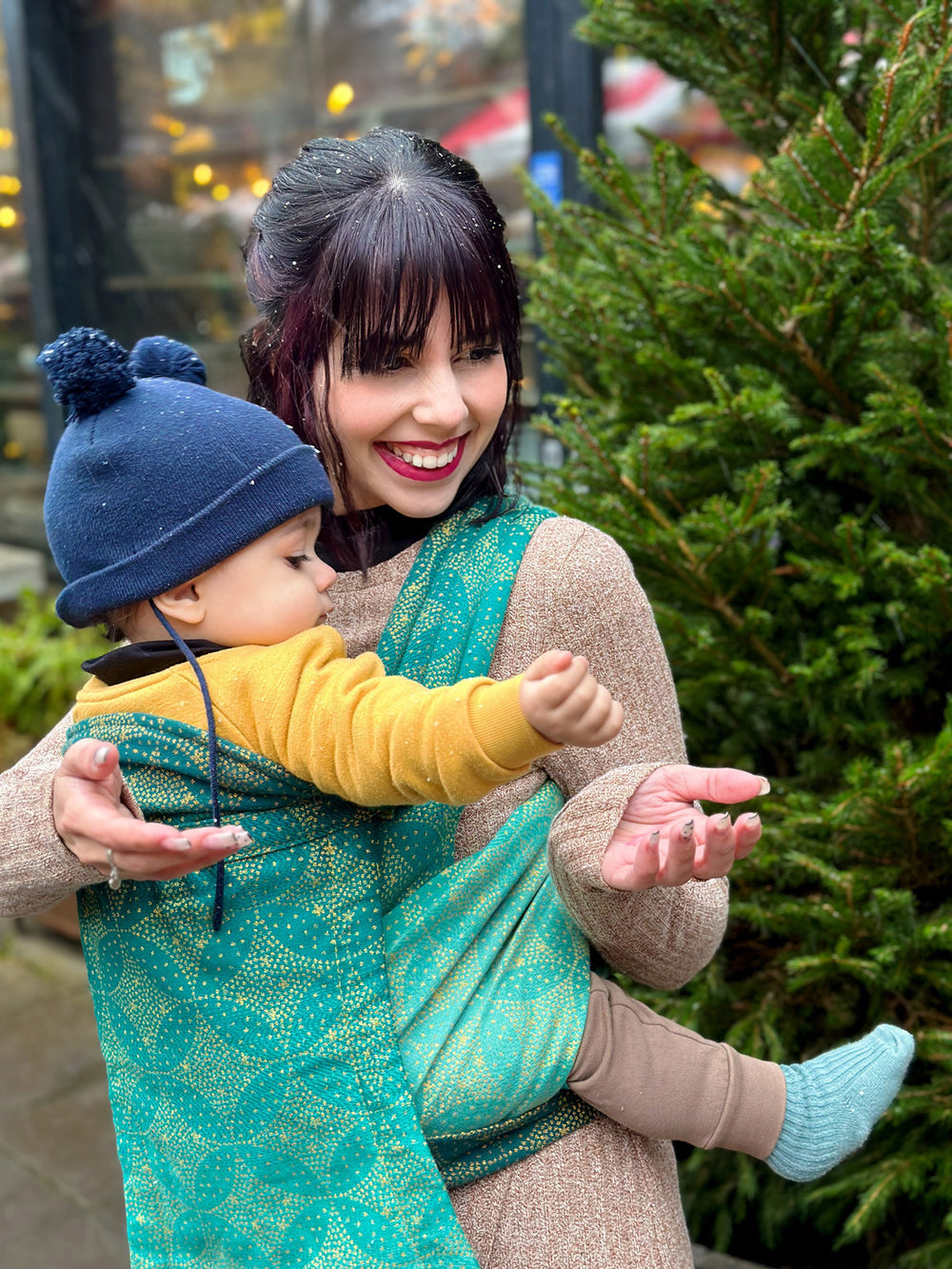 Starry Night Gold Dust Cairis Baby Carrier